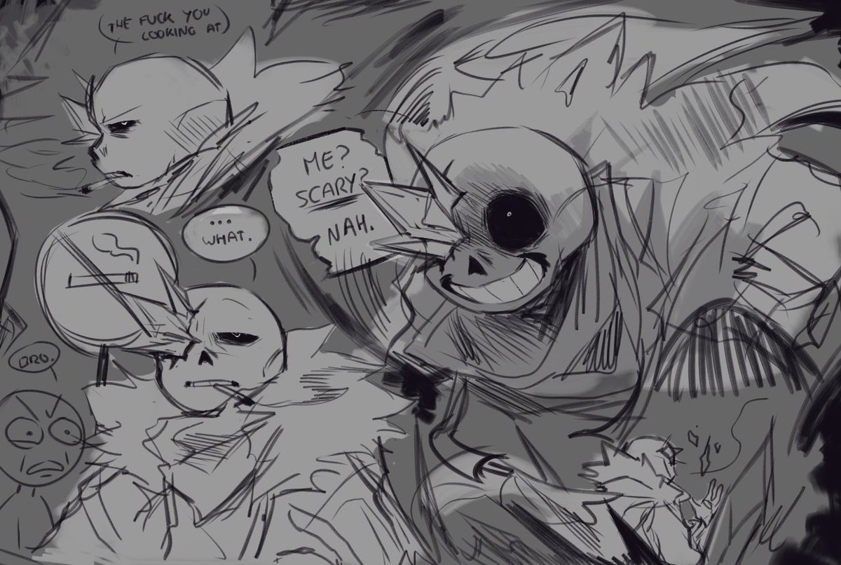 「Some sans oc that i love hehehe #SansOC #Doodles #utmv 」DanielaVE |☕の漫画