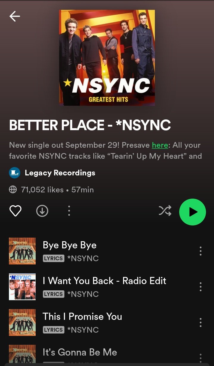 Nsync Greatest Hits