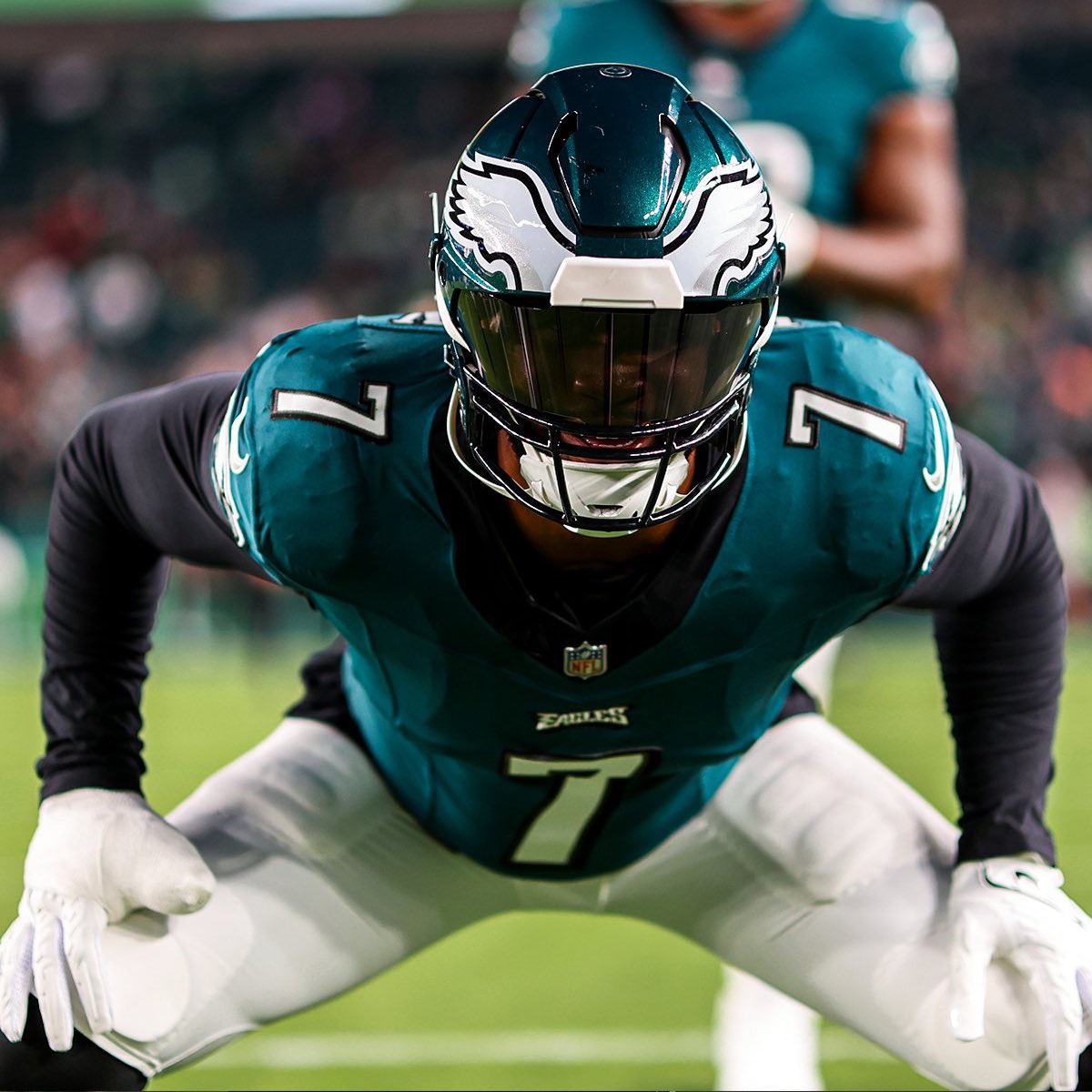 Eagles Football Helmet Front