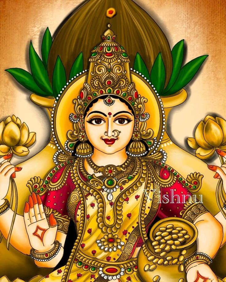 8 Ashta Lakshmi: The eight forms of maa Mahalakshmi with its mantras 🪷 ...