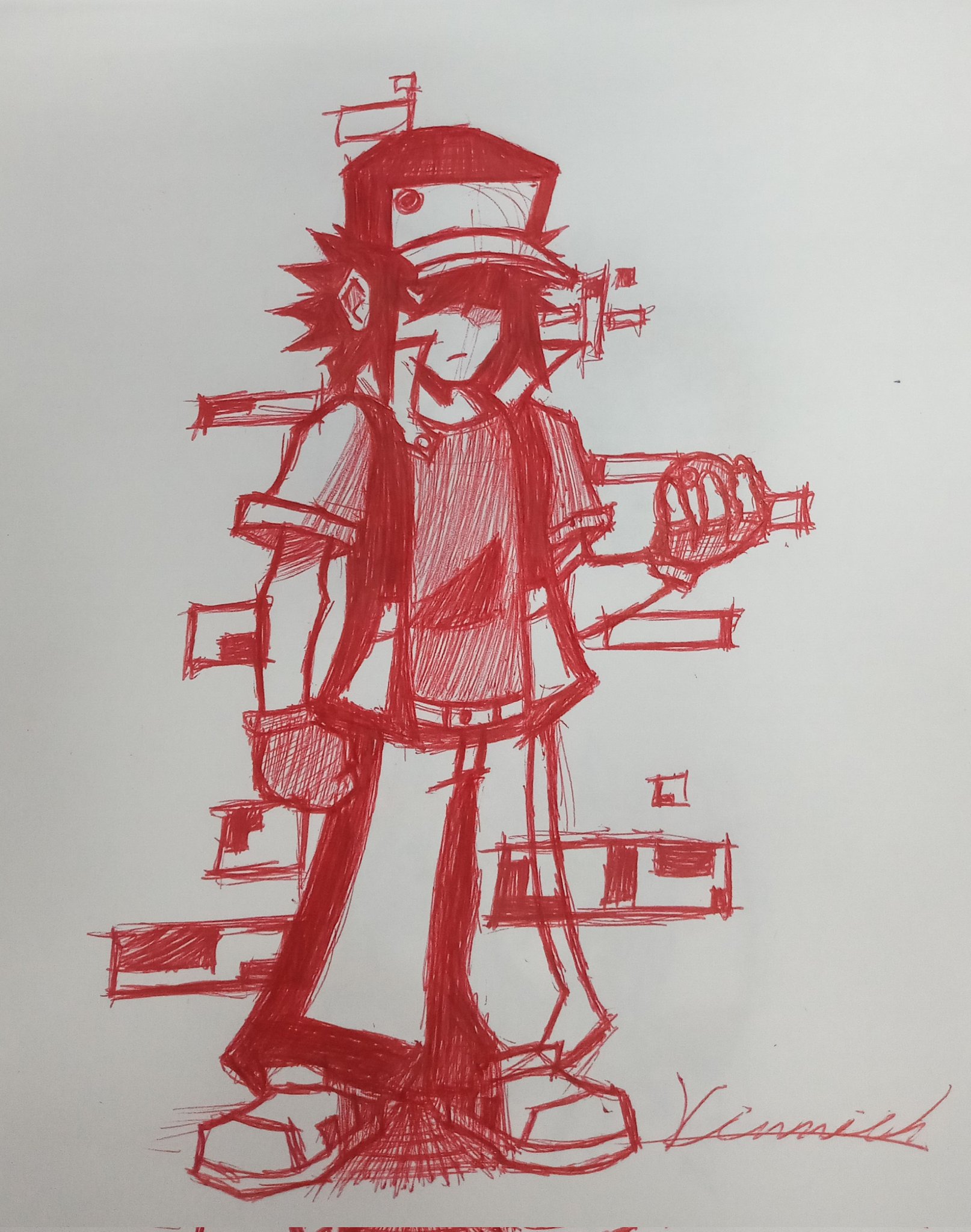 Glitchy Red Creepypasta Glitchy Red: Silver, Am I A Joke To You? Lost