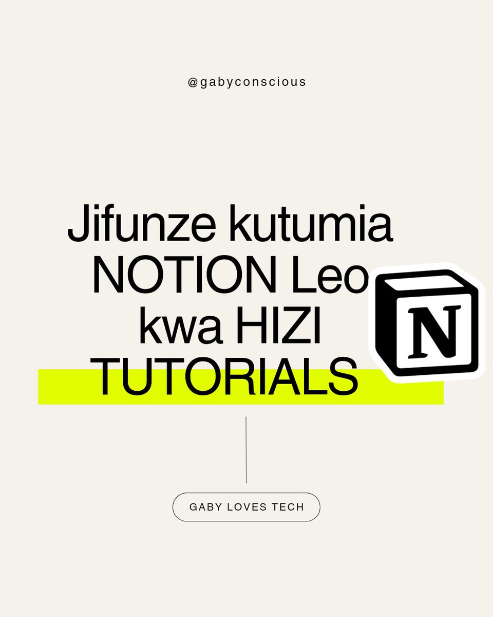 Kama kuna kitu cha kujifunza Leo Anza kujifunza 𝐍𝐎𝐓𝐈𝐎𝐍. 𝐍𝐎𝐓𝐈𝐎𝐍 ni nzuri ...