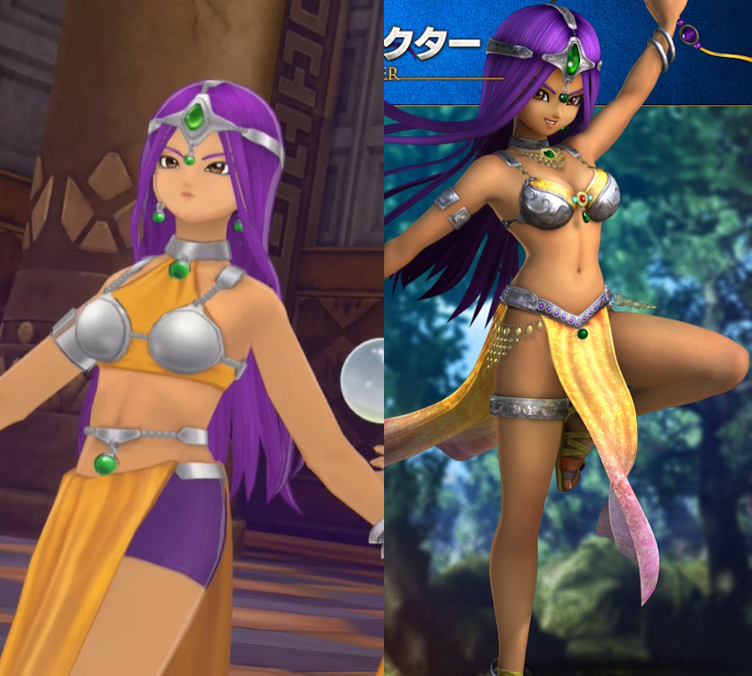 DQ4's Maya Outfit Edit for The Dark Prince has gotten a fanart following… | ResetEra