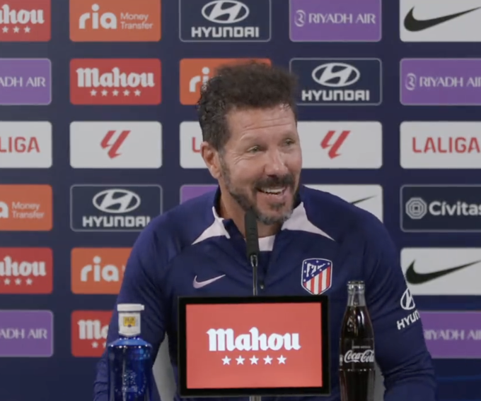 Diego Simeone: "The best player in the world right now? Messi... Messi ...