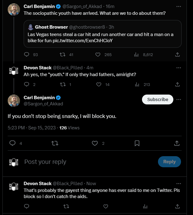 LO fuckin L - Thread from Devon Stack @Black_Pilled - Rattibha