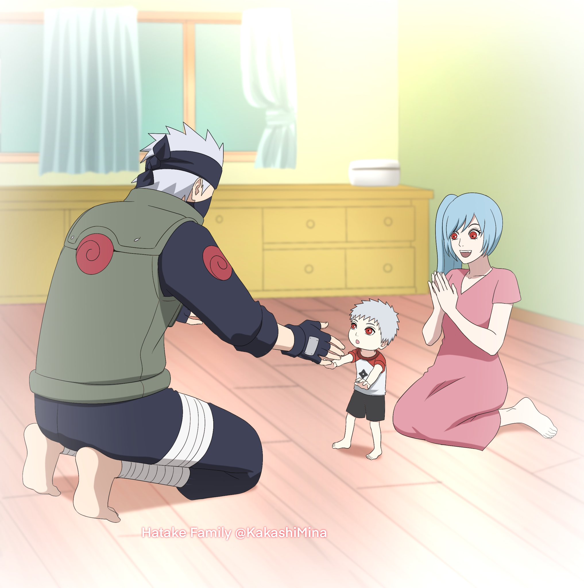 Kakashi And Rin Family