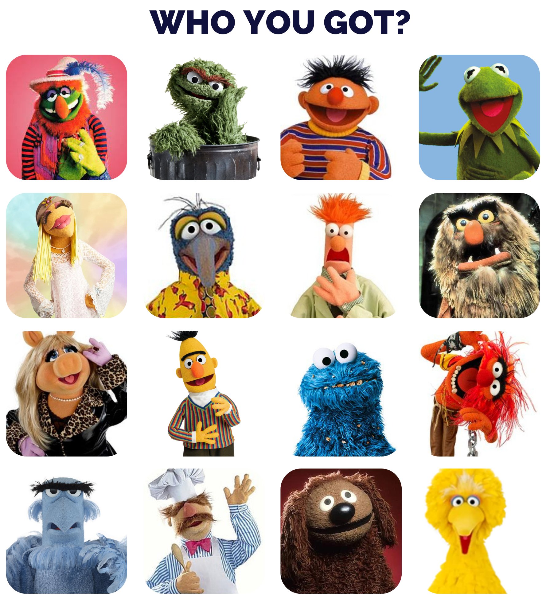 Muppet Characters Names And Pictures