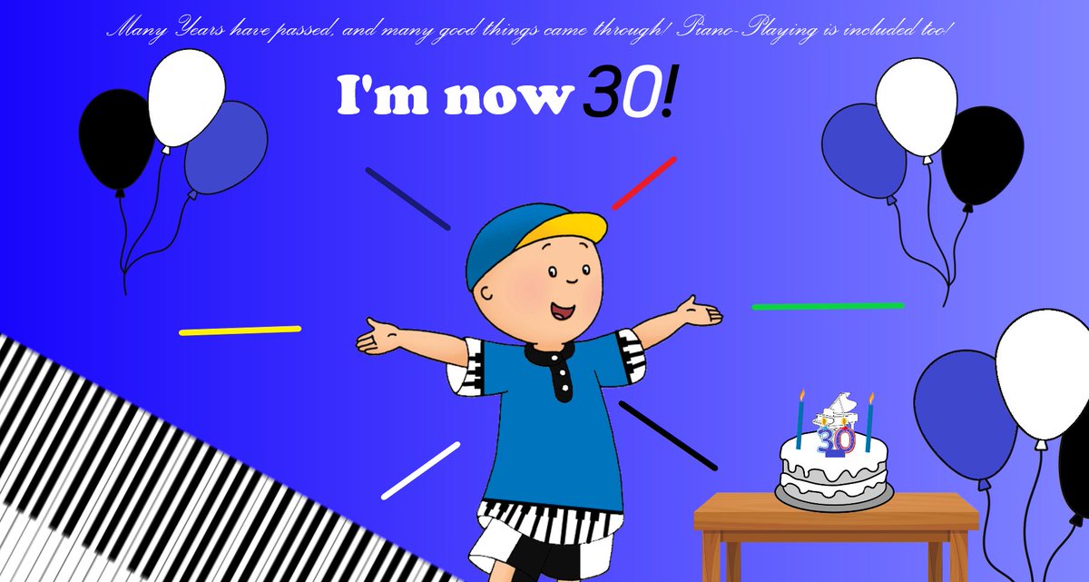 Caillou Birthday Card