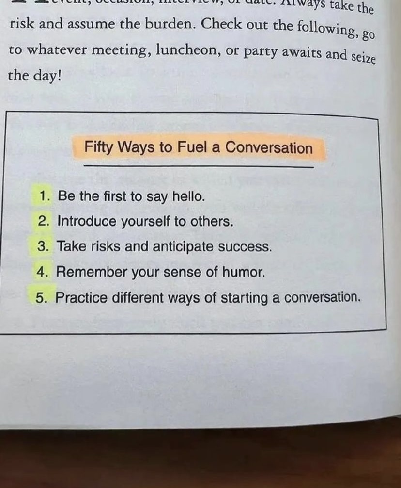 50 Ways to START a conversation… //THREAD// - Thread from ...