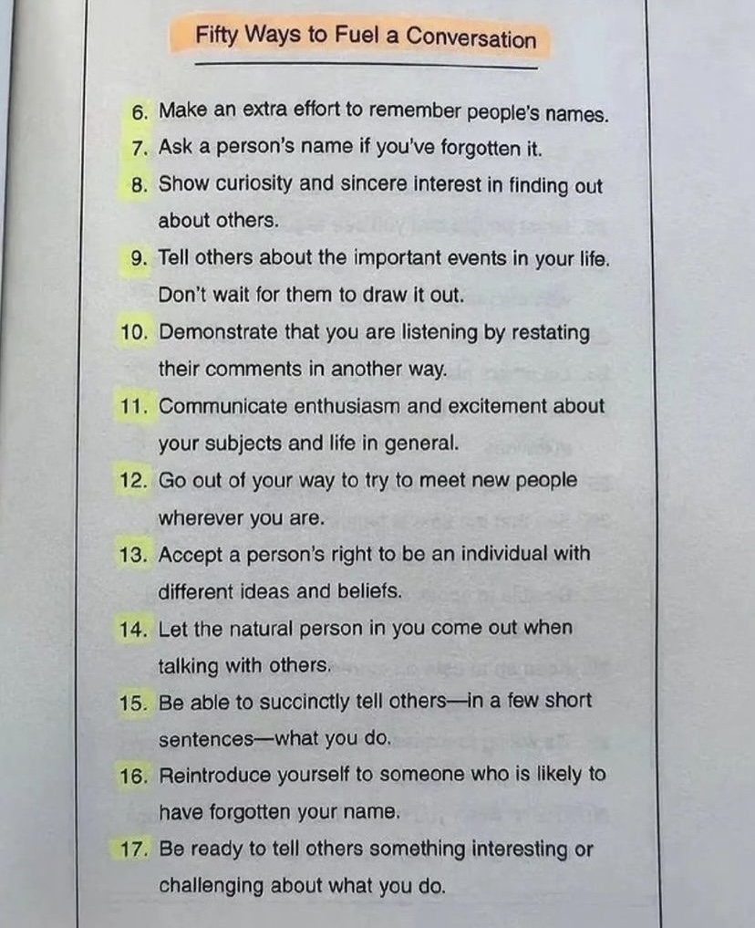 50 Ways to START a conversation… //THREAD// - Thread from ...