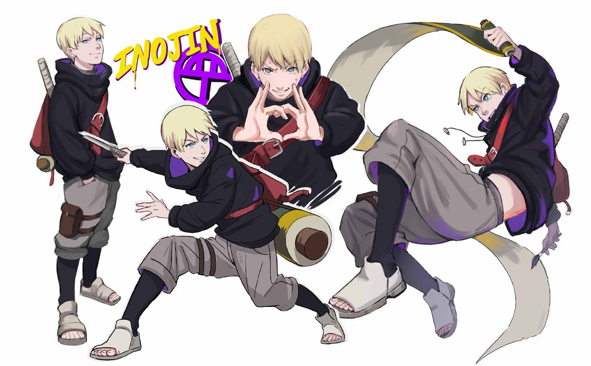 「time skip inojin again and again 」|MondayMintのイラスト