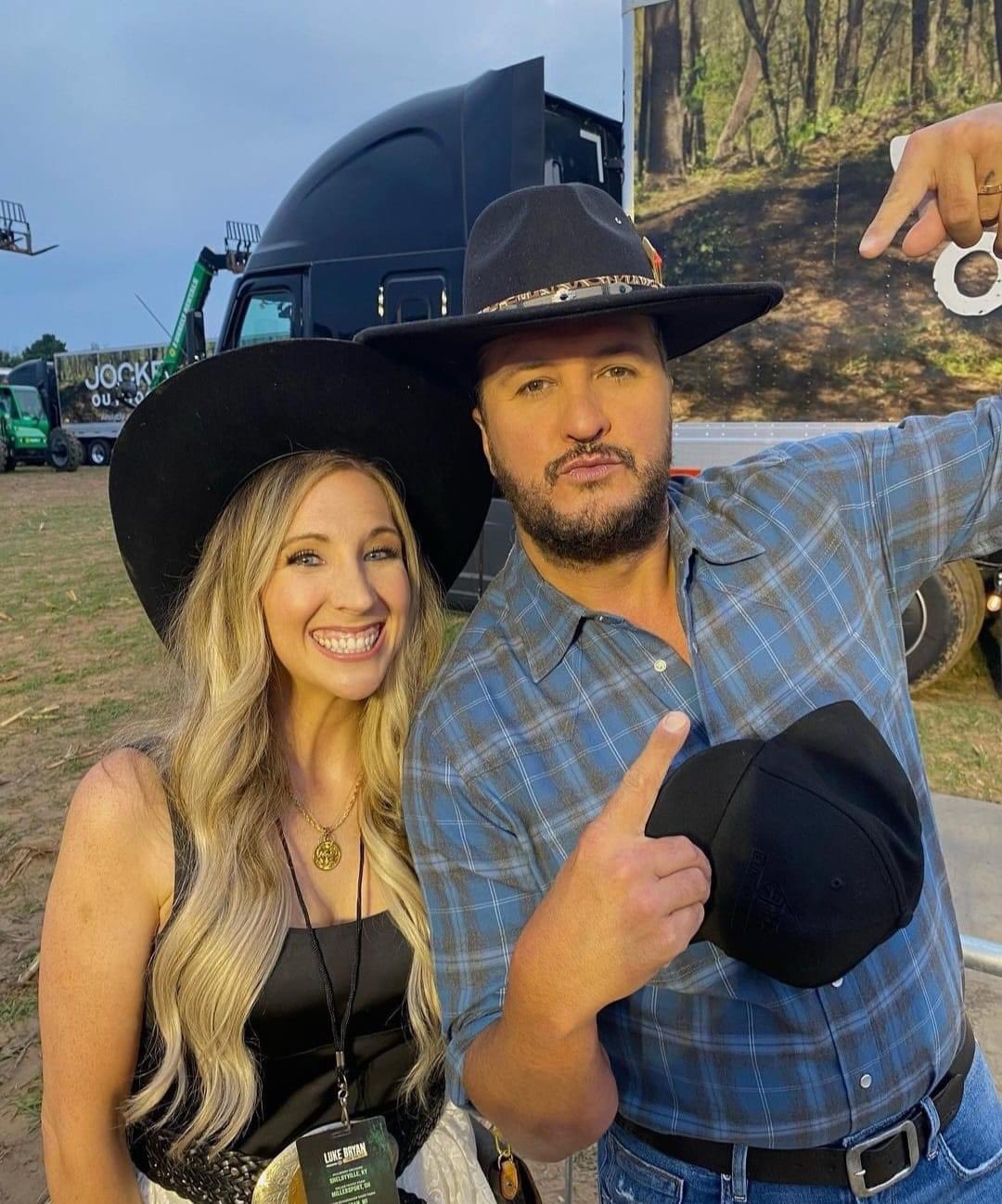 Luke Bryan In A Cowboy Hat