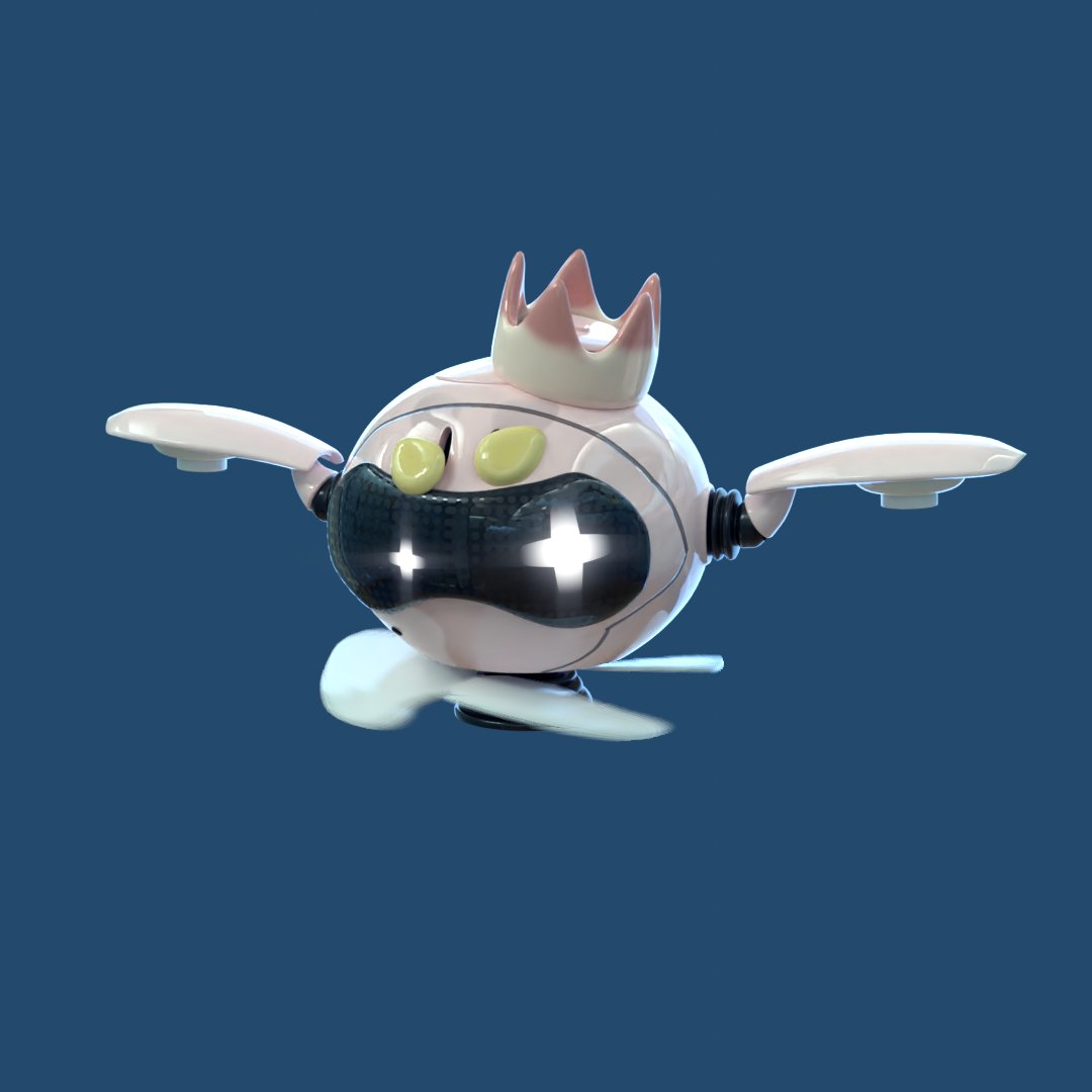 Pearl Drone - Splatoon Side Order Trailer - Download Free 3D model by ...