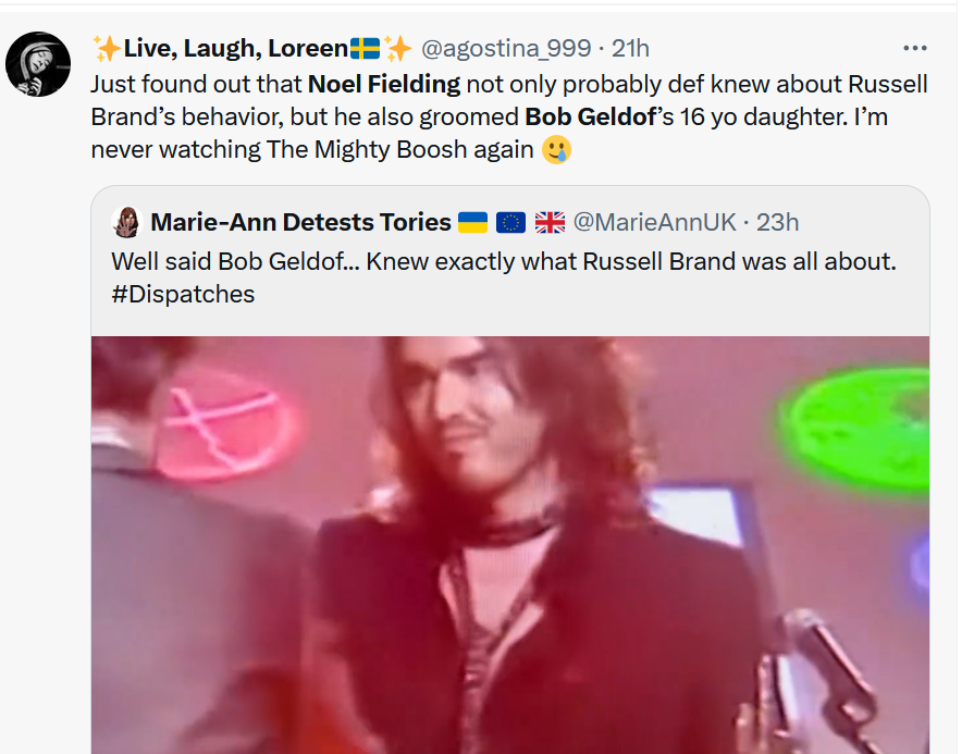 "Unearthed clip reveals the awkward moment Bob Geldof clashed with ...