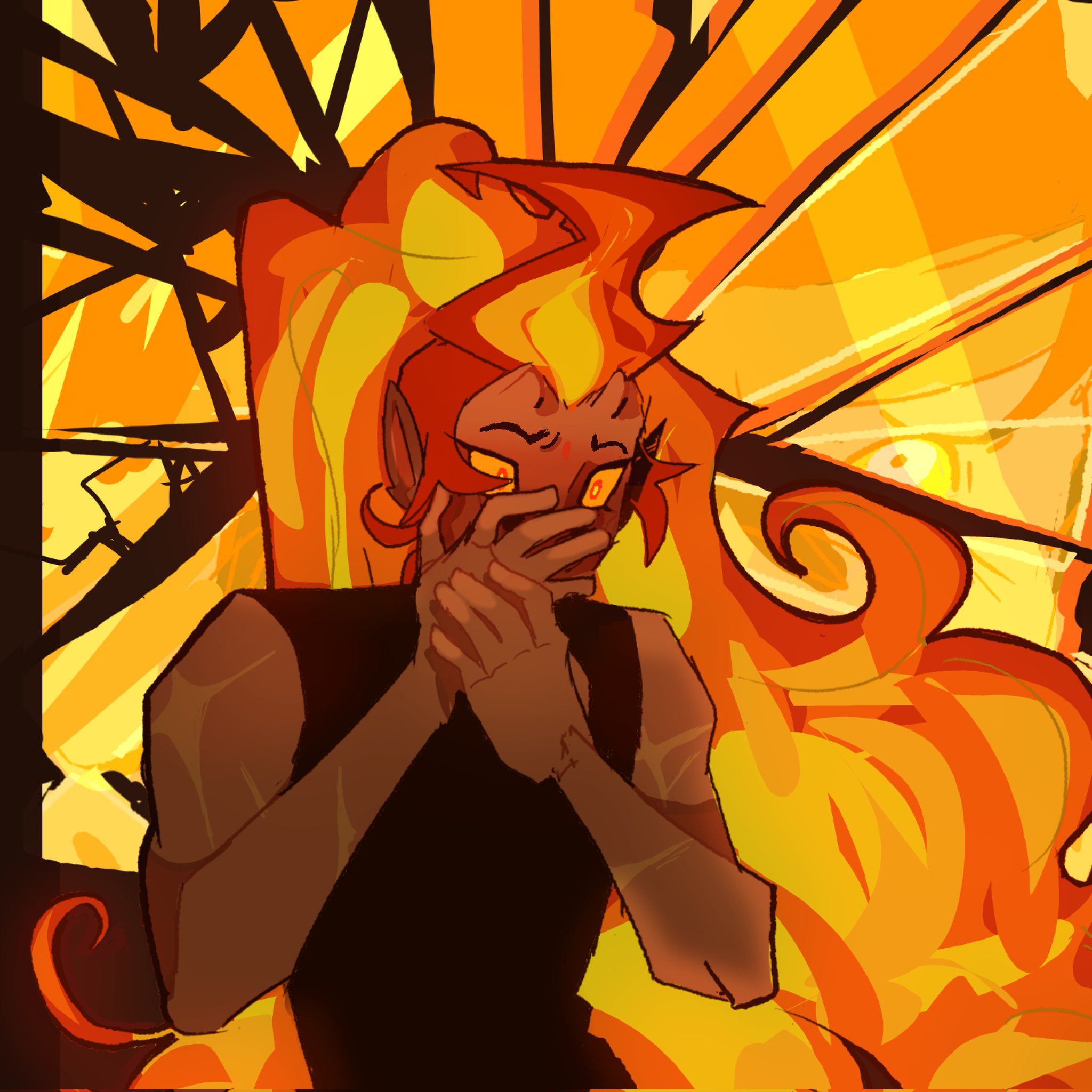 Tumblr Art Work New Gorgona BlackMatryoshkaArt Digital Art & AI,