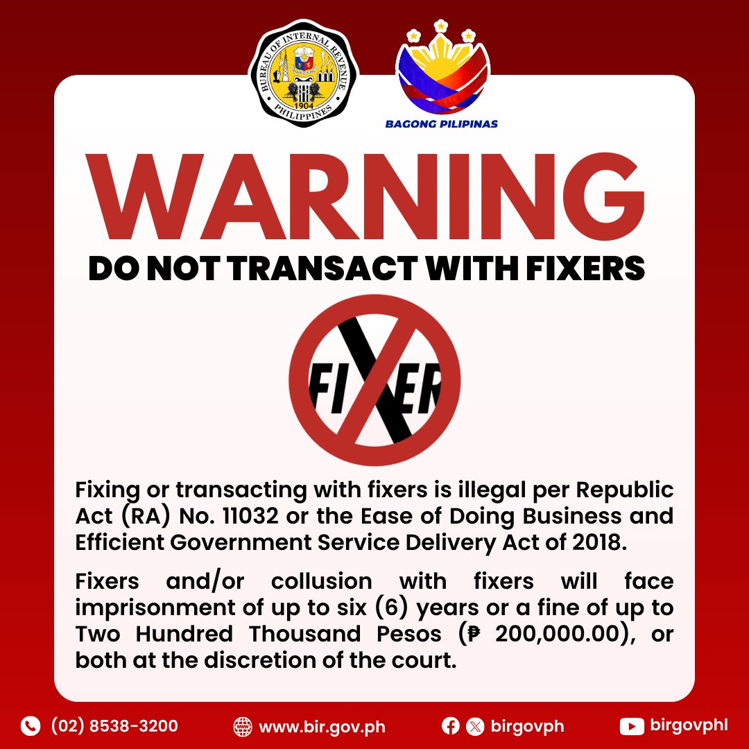 No To Fixers Logo