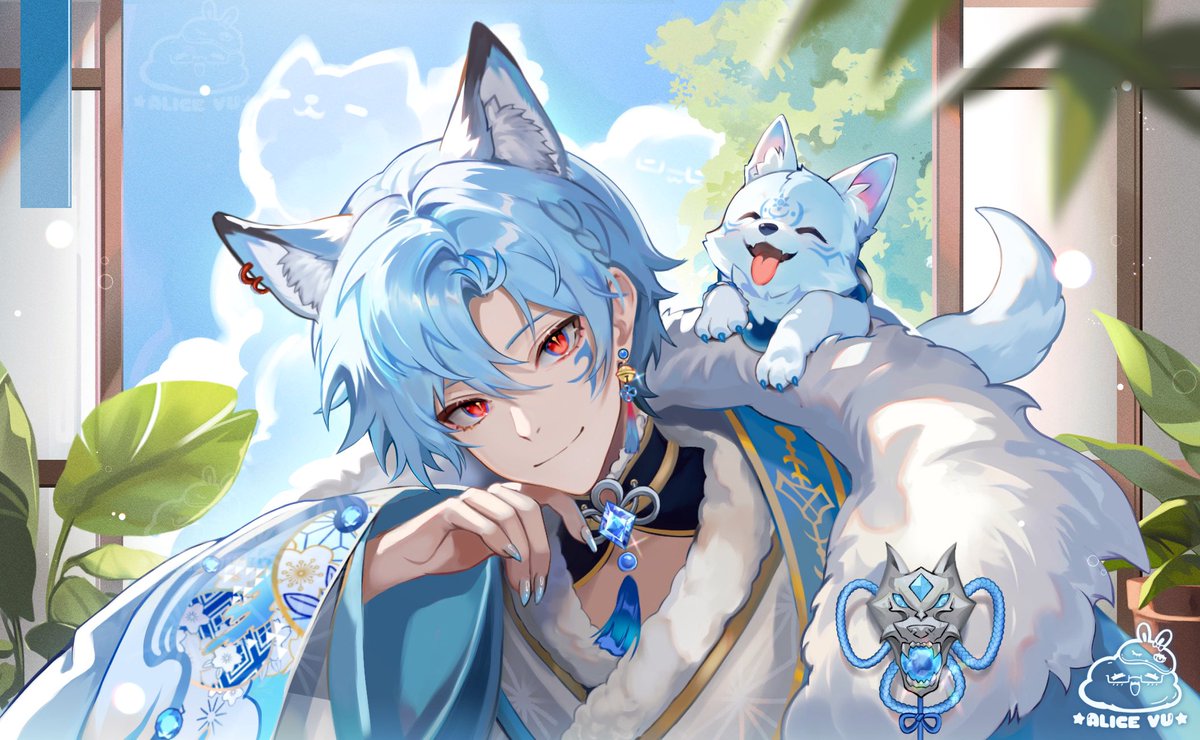 「A peaceful morning ~ 」|Alice Vu ☁️ Vtuber Debut: TBAのイラスト