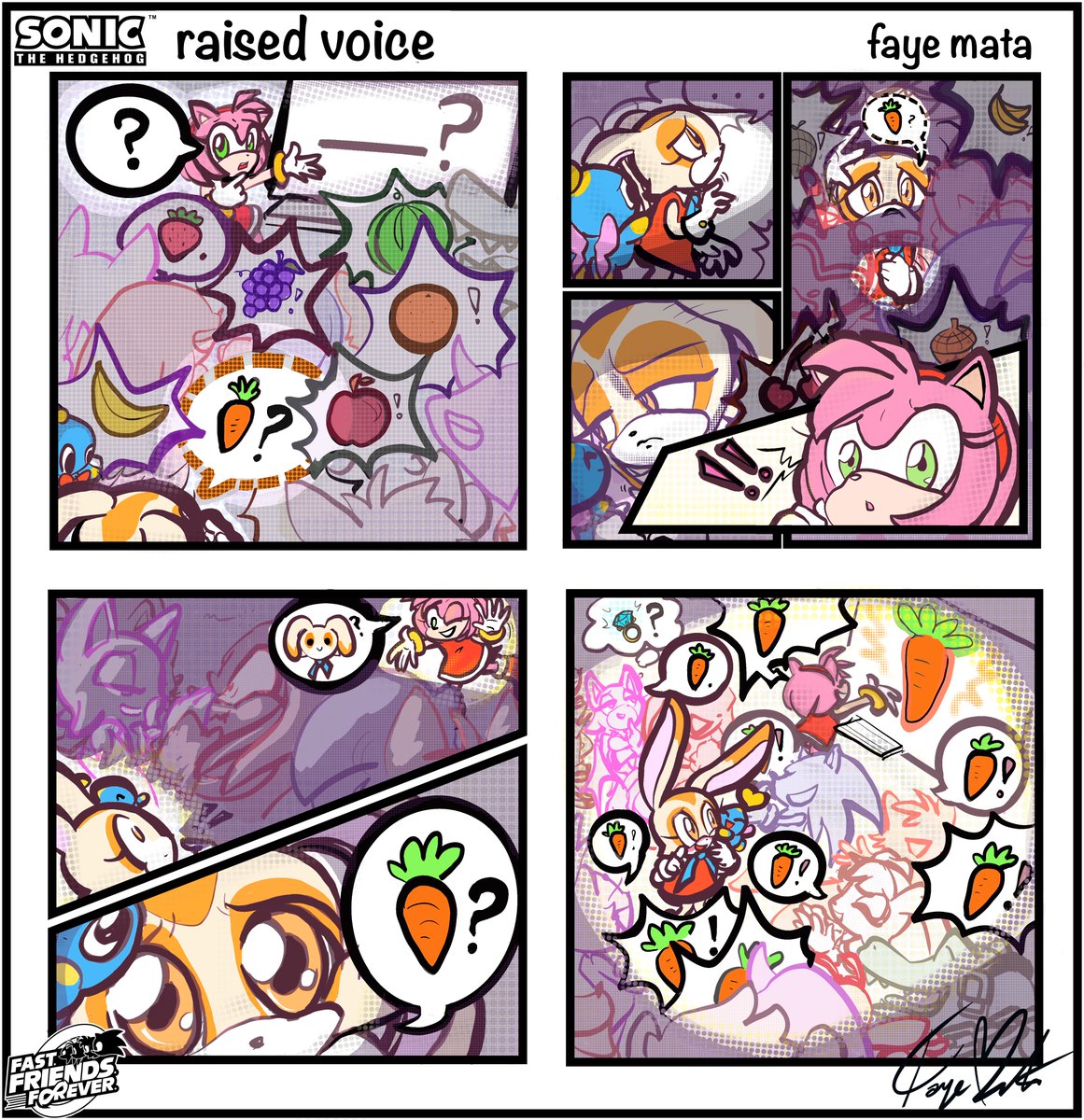 「Rouge learns that there may be more value to friendship than」Sonic the Hedgehogの漫画