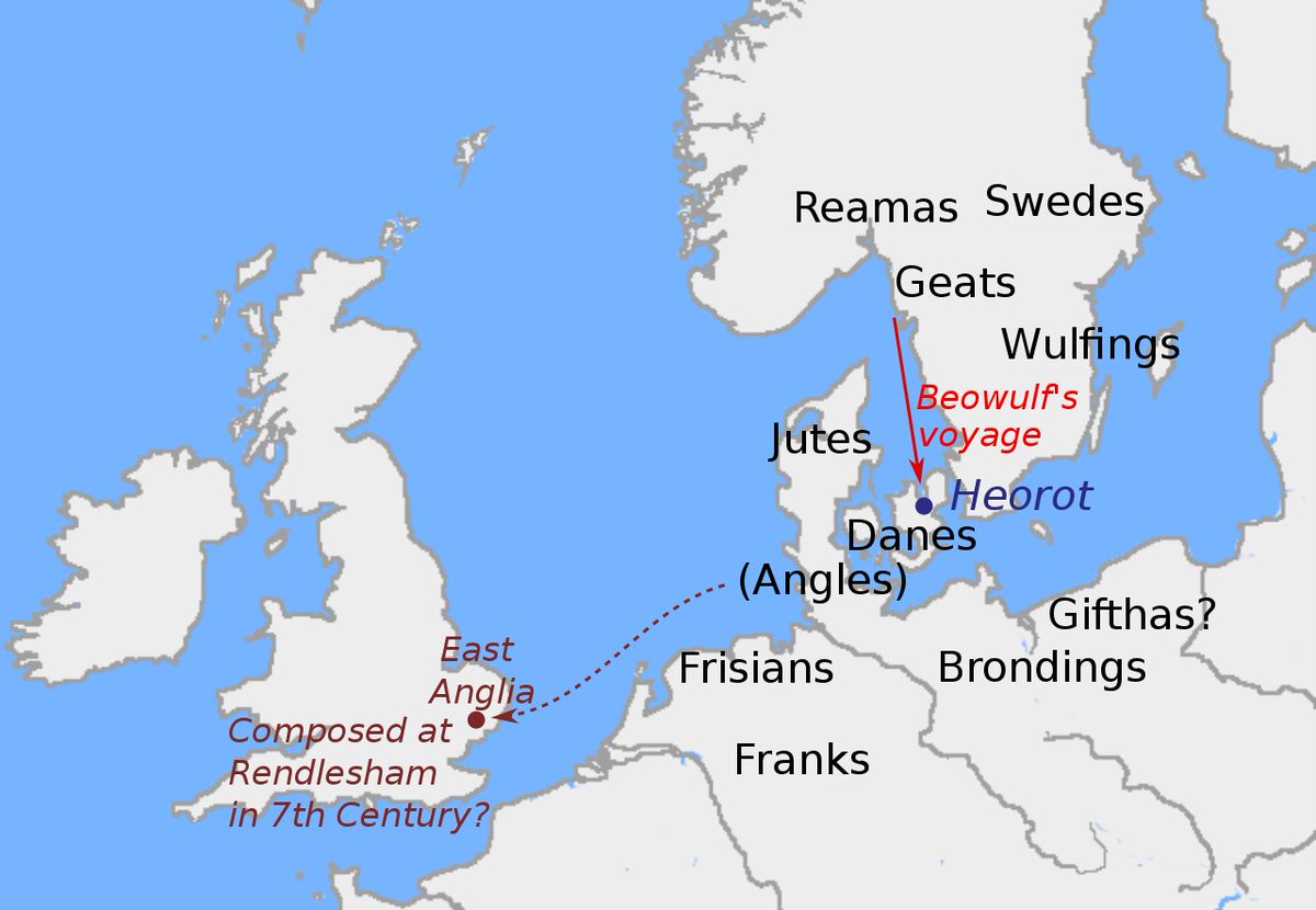 Beowulf is, of course, the primeval myth of the Anglo-Saxons. It takes ...