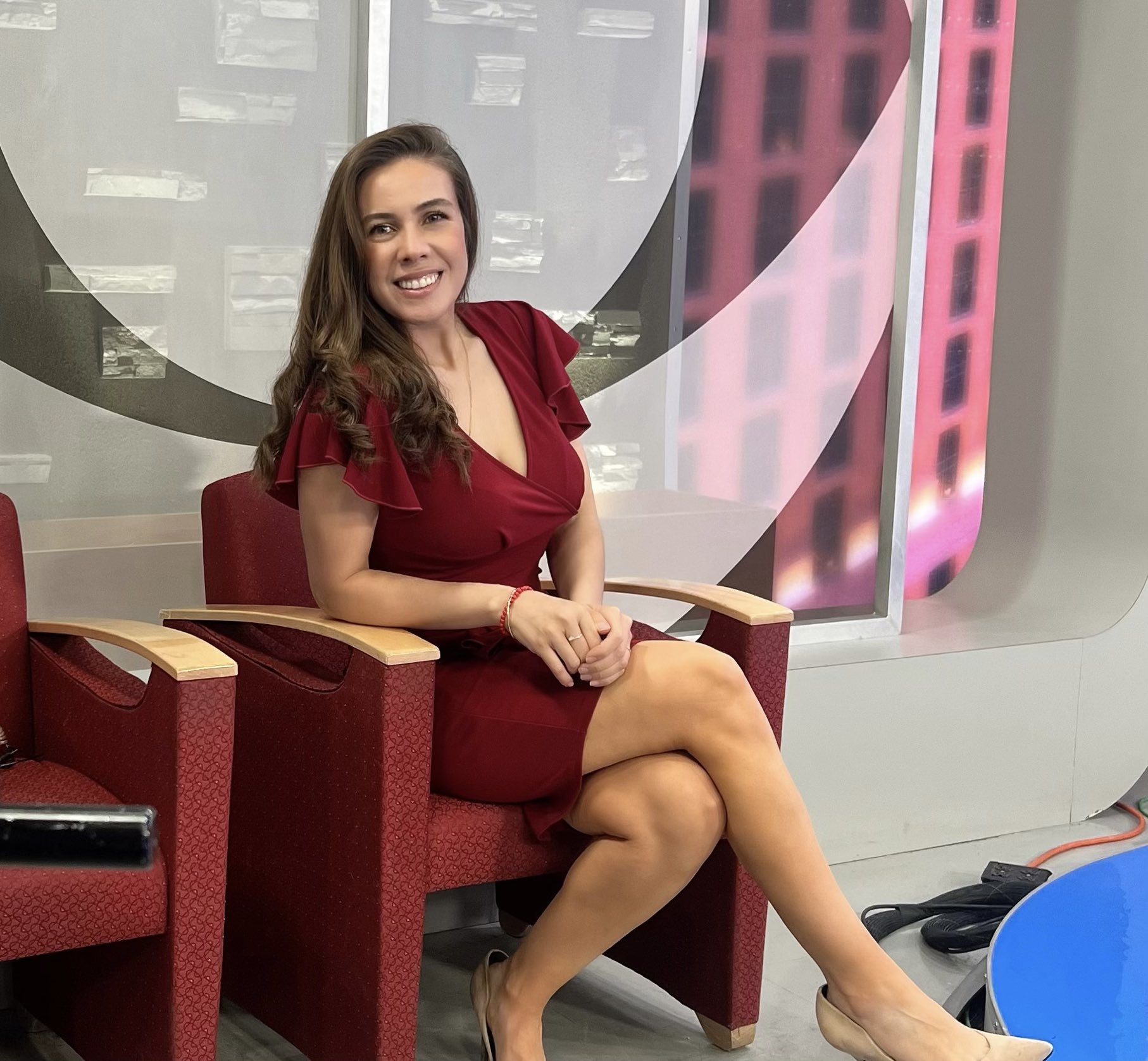 Newscaster Legs