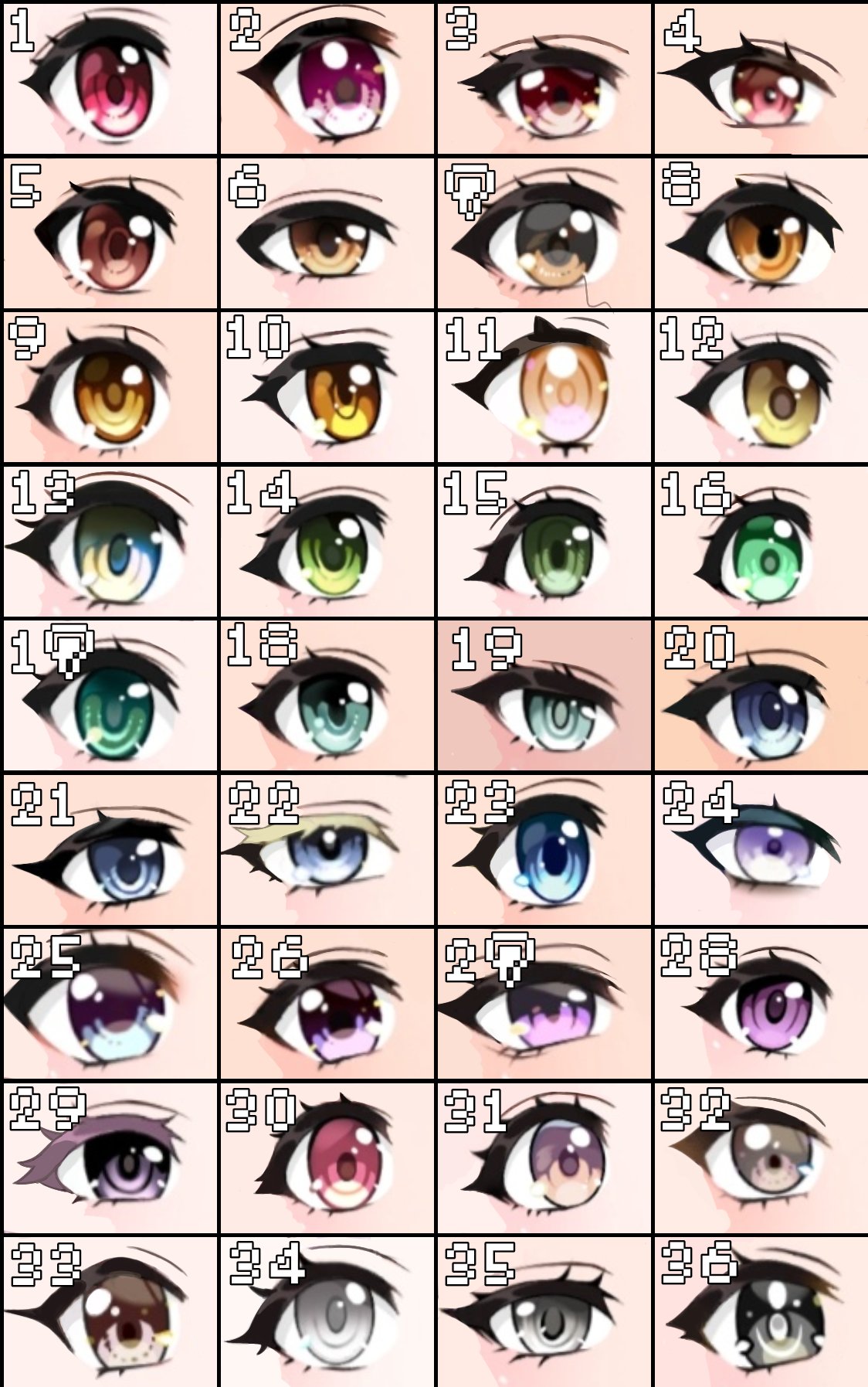 Anime Eye Chart Art Of Healing, Snellen Chart, Eye Chart, Optometrist