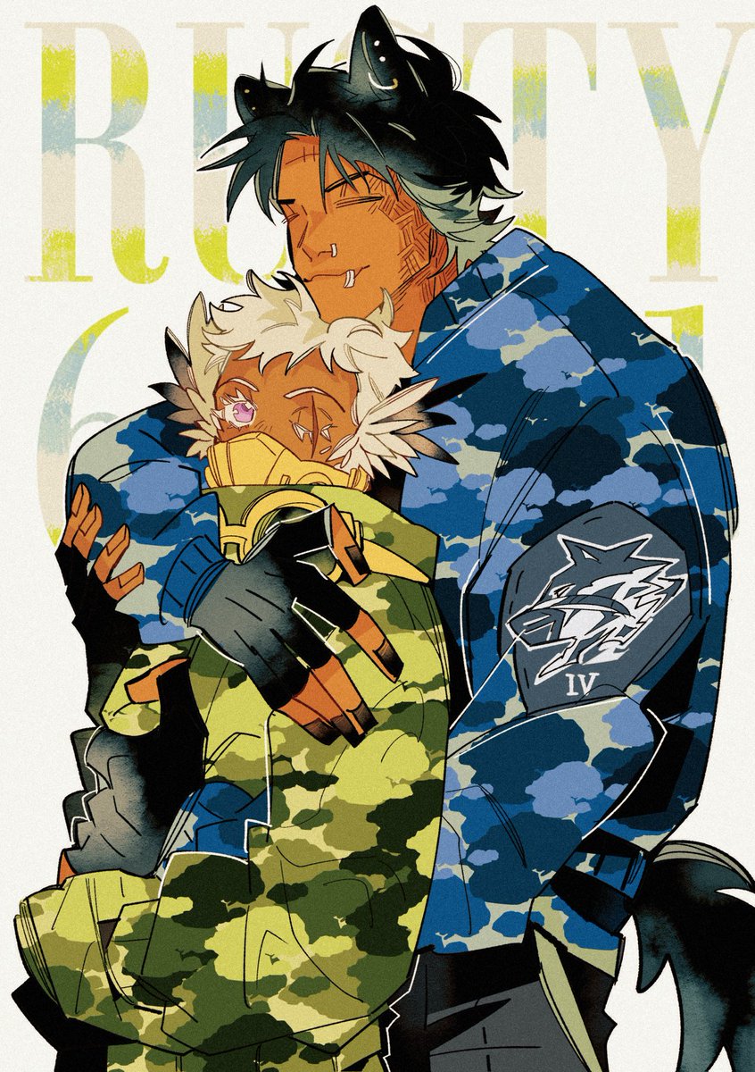 「Rusty/621 wolf & raven#VIV621 」|albi 🌺のイラスト