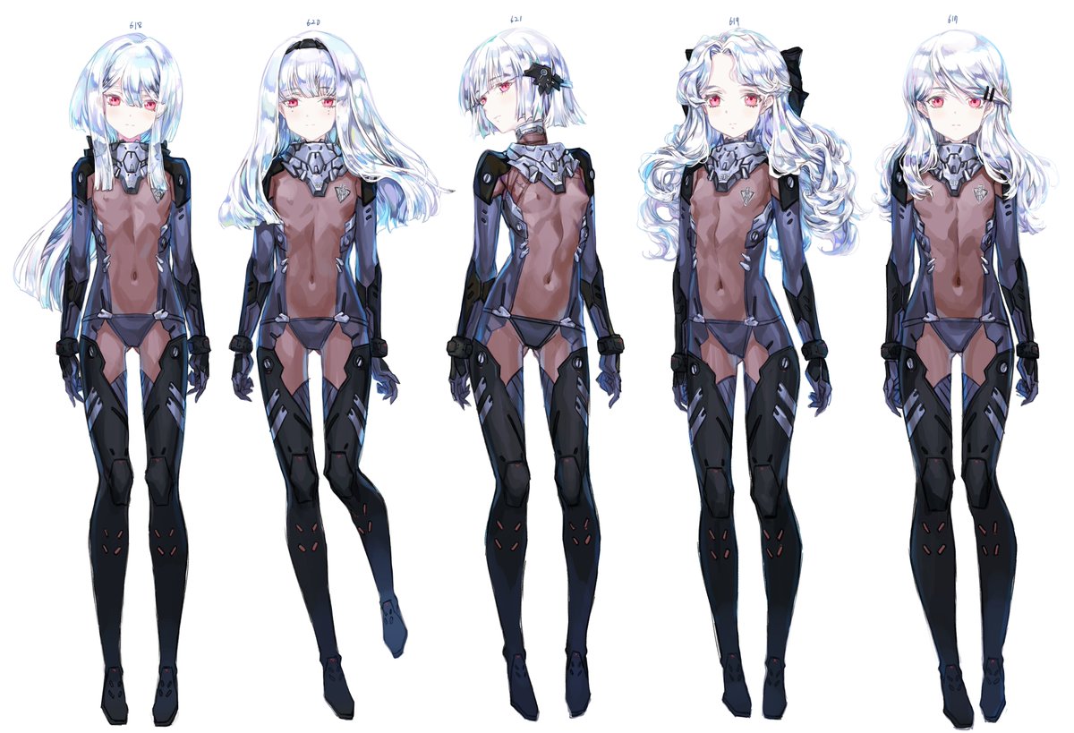 「ハウンズと621の絵、完成しました!!幼い年の少女たちがACのようなロボット兵器」|ˋ° * ｡greatwhite.｡* °ˊ🔞のイラスト