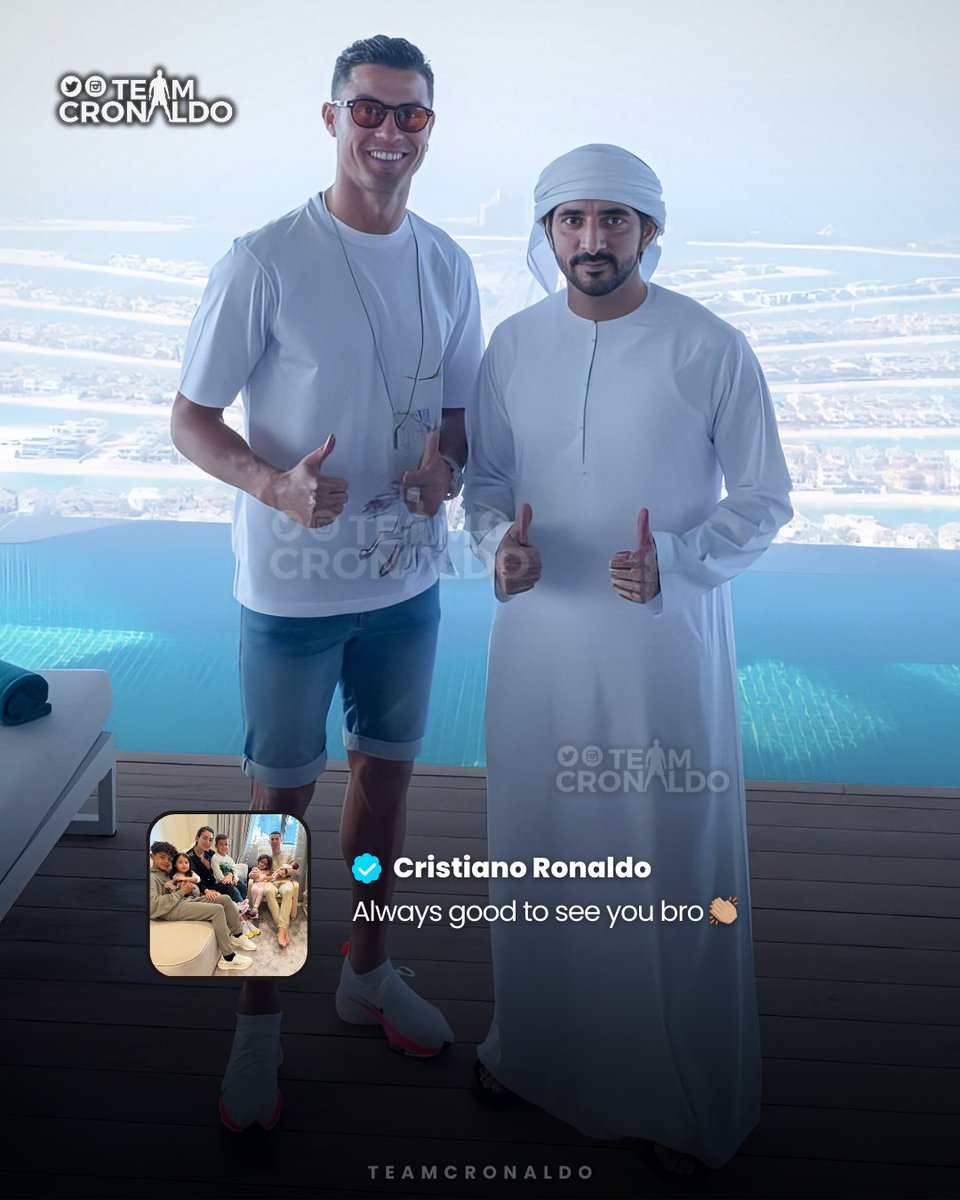 Work hard until you can call the Crown Prince of Dubai “bro” 🤣 ️ - Download Tweet Image from TCR ...