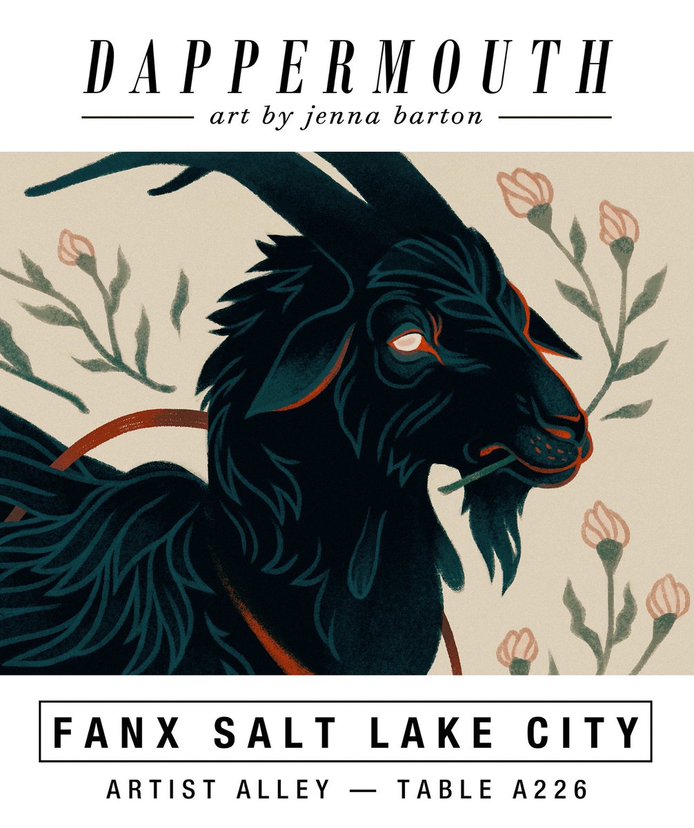 「FanX Salt Lake this week! I'll be in artist alley with lots ...