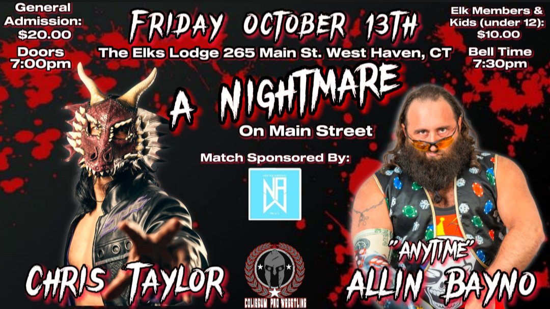 Chris Taylor Wrestling Poster