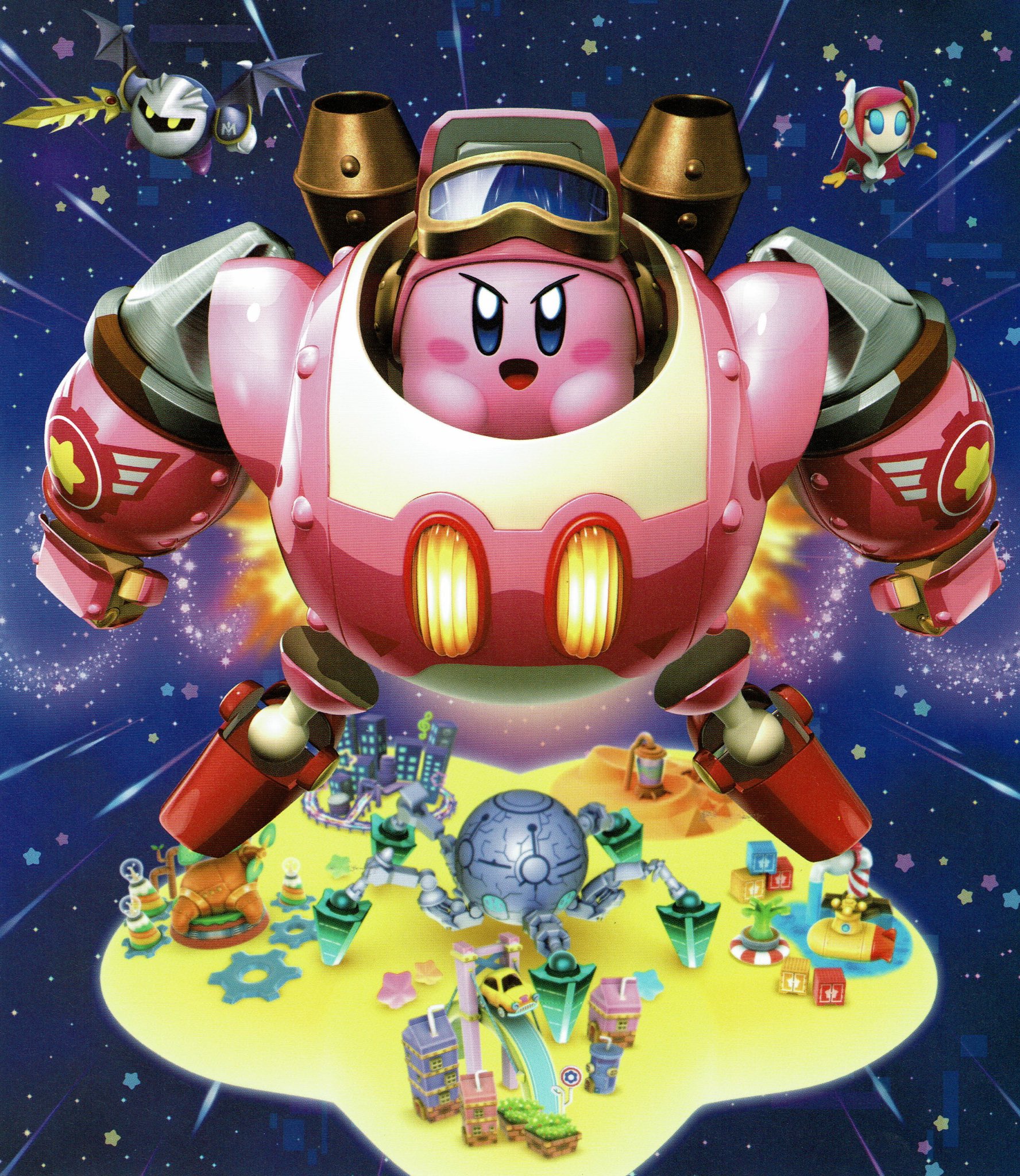 VideoGameArt Tidbits on X Kirby Planet Robobot Nintendo 3DS cover artwork. https t eFLpnZ0b3B X
