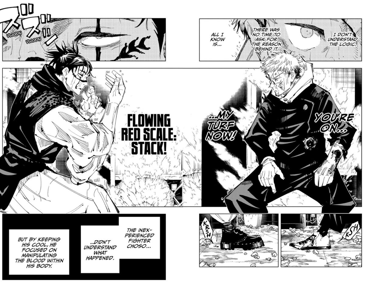 Satoru Gojo's blue spring #JJK236 #JJKSPOILERS A short thread ...