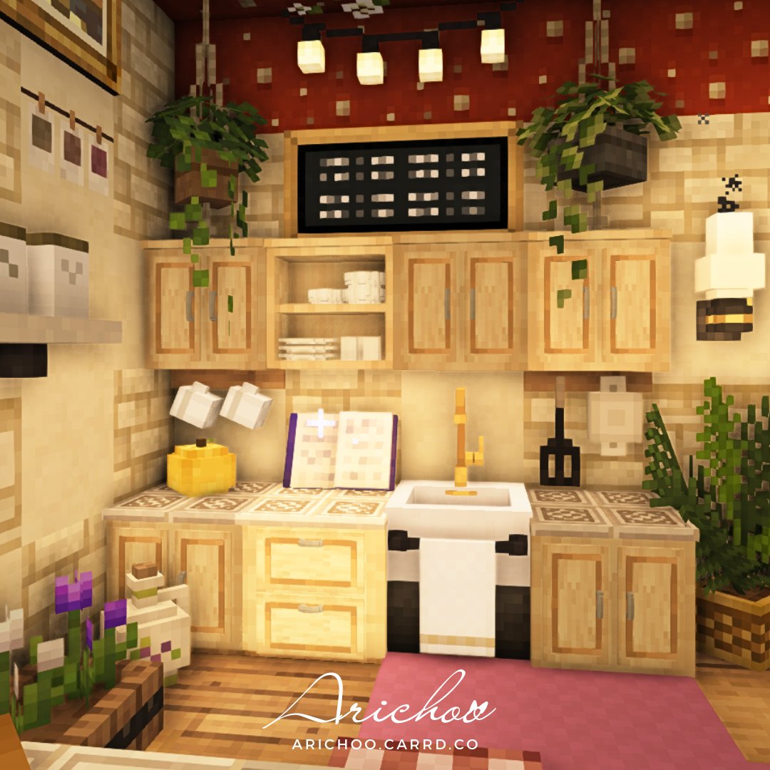 Minecraft Mansion Modern Kitchen