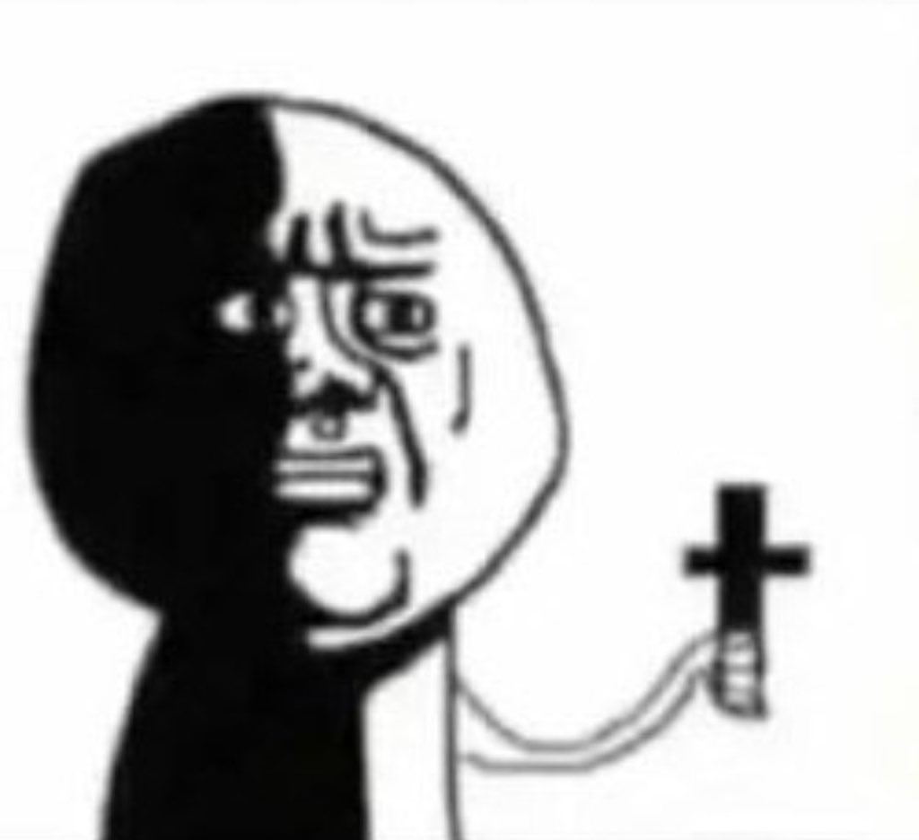 Rage Cross Meme