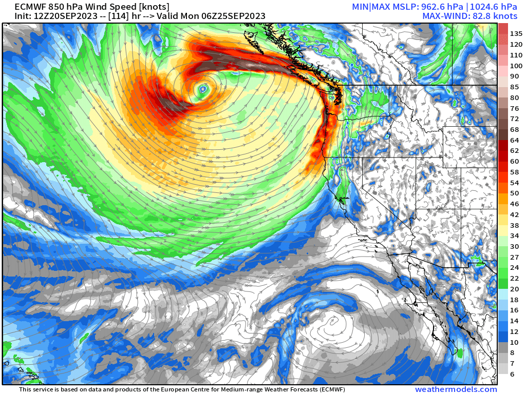 BOMB CYCLONE to develop off PNW coast: rain expected (snow, record ...