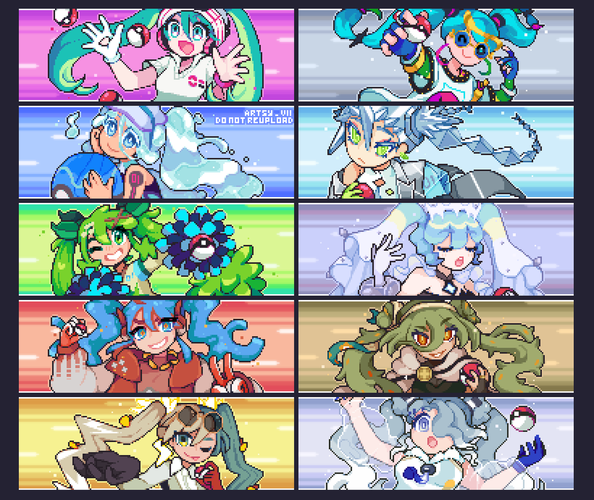 「POKEMON: PROJECT VOLTAGE ⚡️ vs. HATSUNE MIKU (#01 - 05) #pi」vii ...