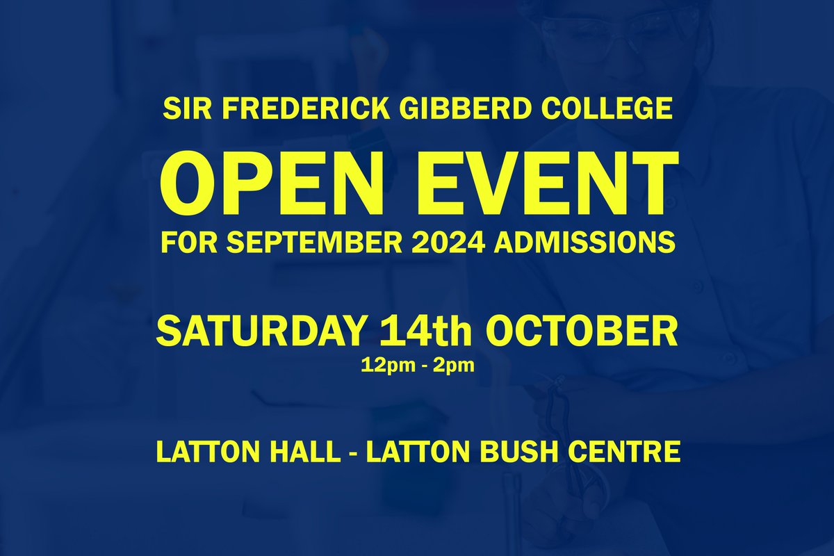 Welcome to Sir Frederick Gibberd College