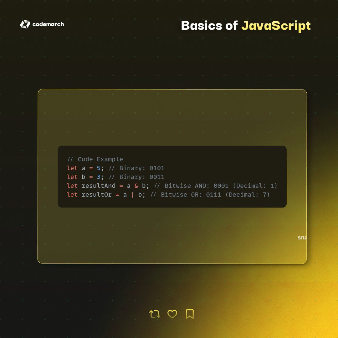 Javascript Operators(Part-2): - Thread from codemarch @codemarch - Rattibha