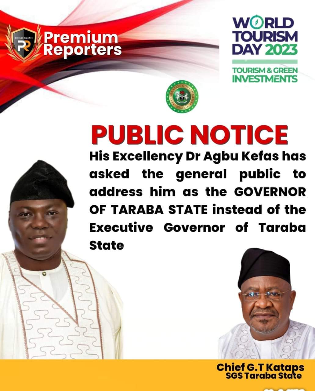 Taraba State Logo Stakeholders In Search Of Peace In Taraba State