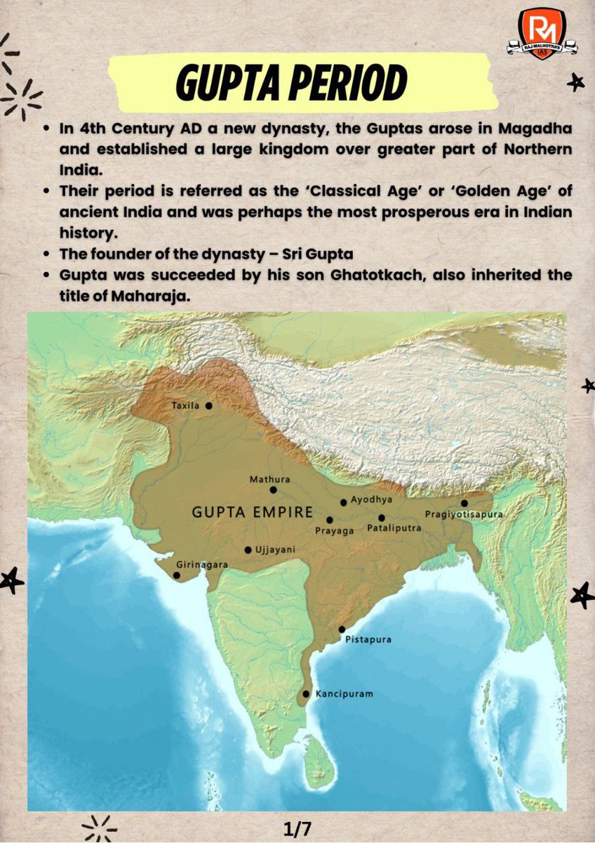 🌄 The Glorious Gupta Dynasty: A Flourishing Epoch of Indian History 🏛️👑 ...