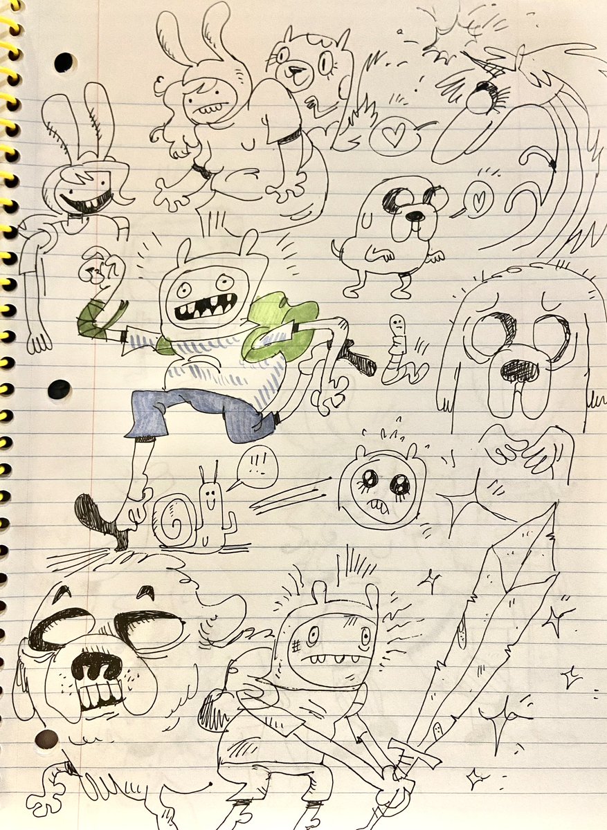 「adventure time doods in class 」greer 🍉の漫画