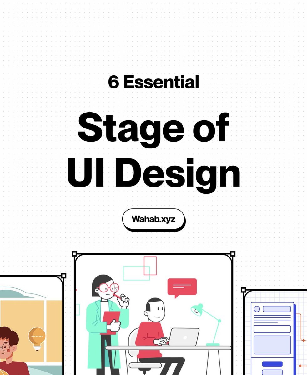 UI/UX Designers, check out these 6 Essential Stages of UI Design. Each ...