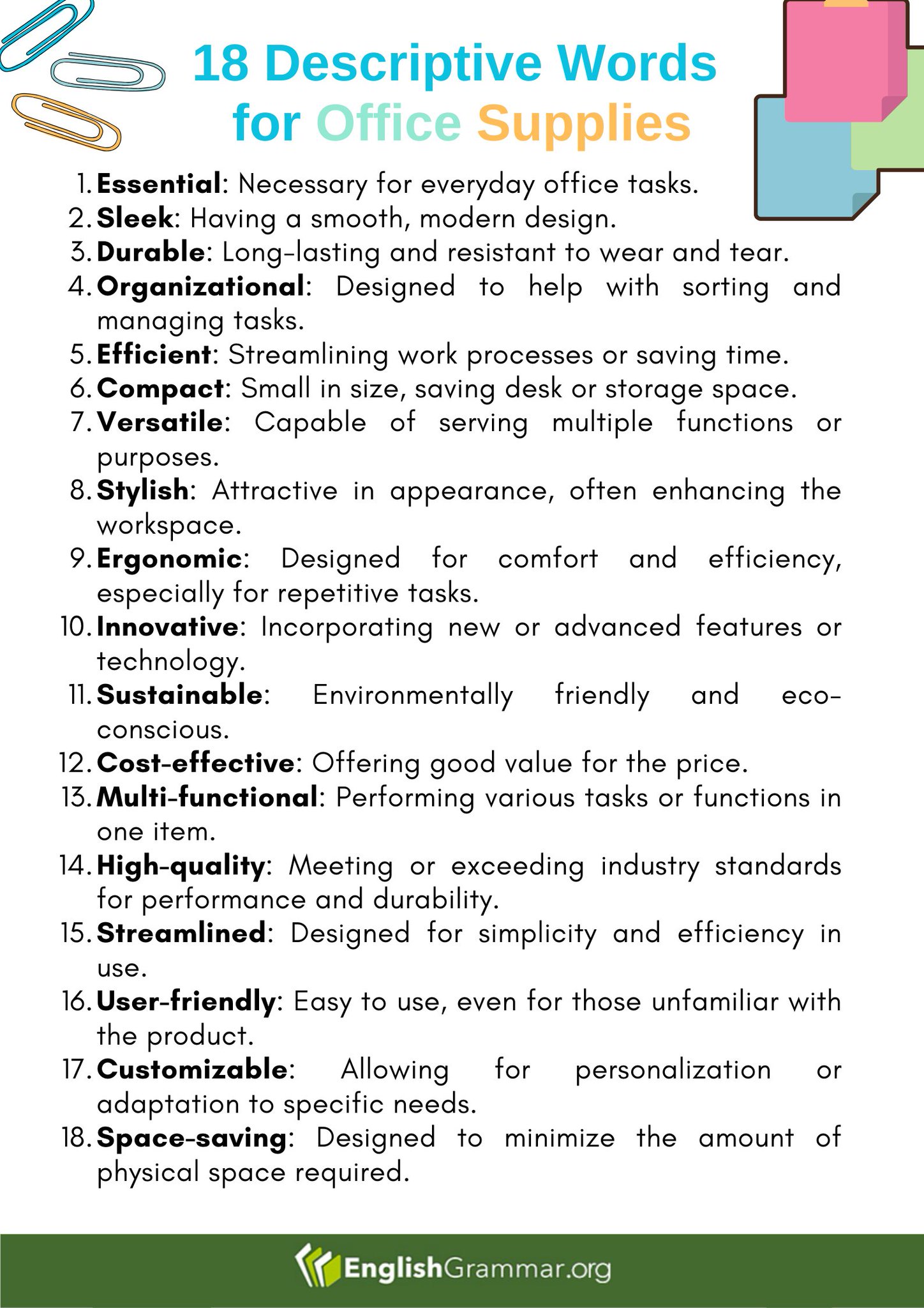 Office Supplies List 10 Basic Office Equipment (2025 Guide) | Market