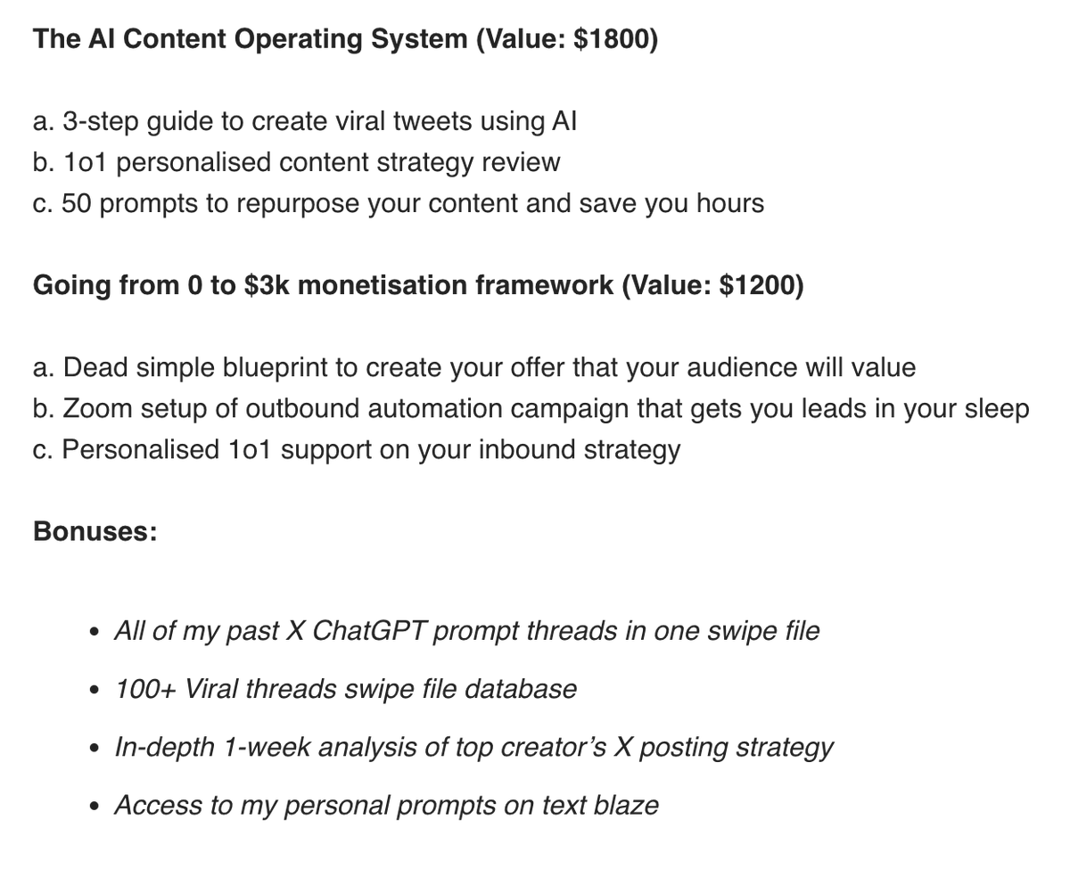 Go from $3k/month to $30k/month by transforming your offer. Alex ...
