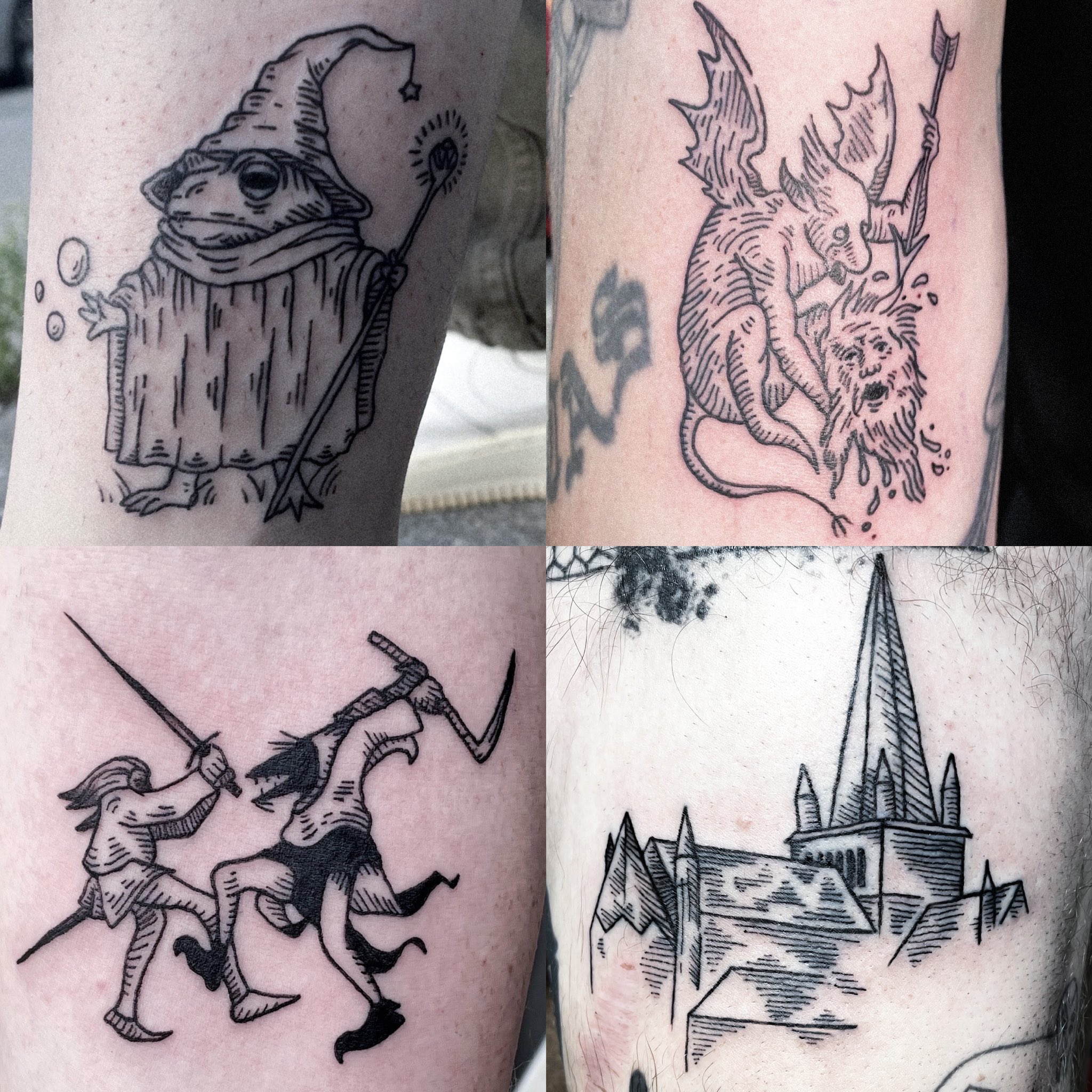Medieval Inspired Tattoos