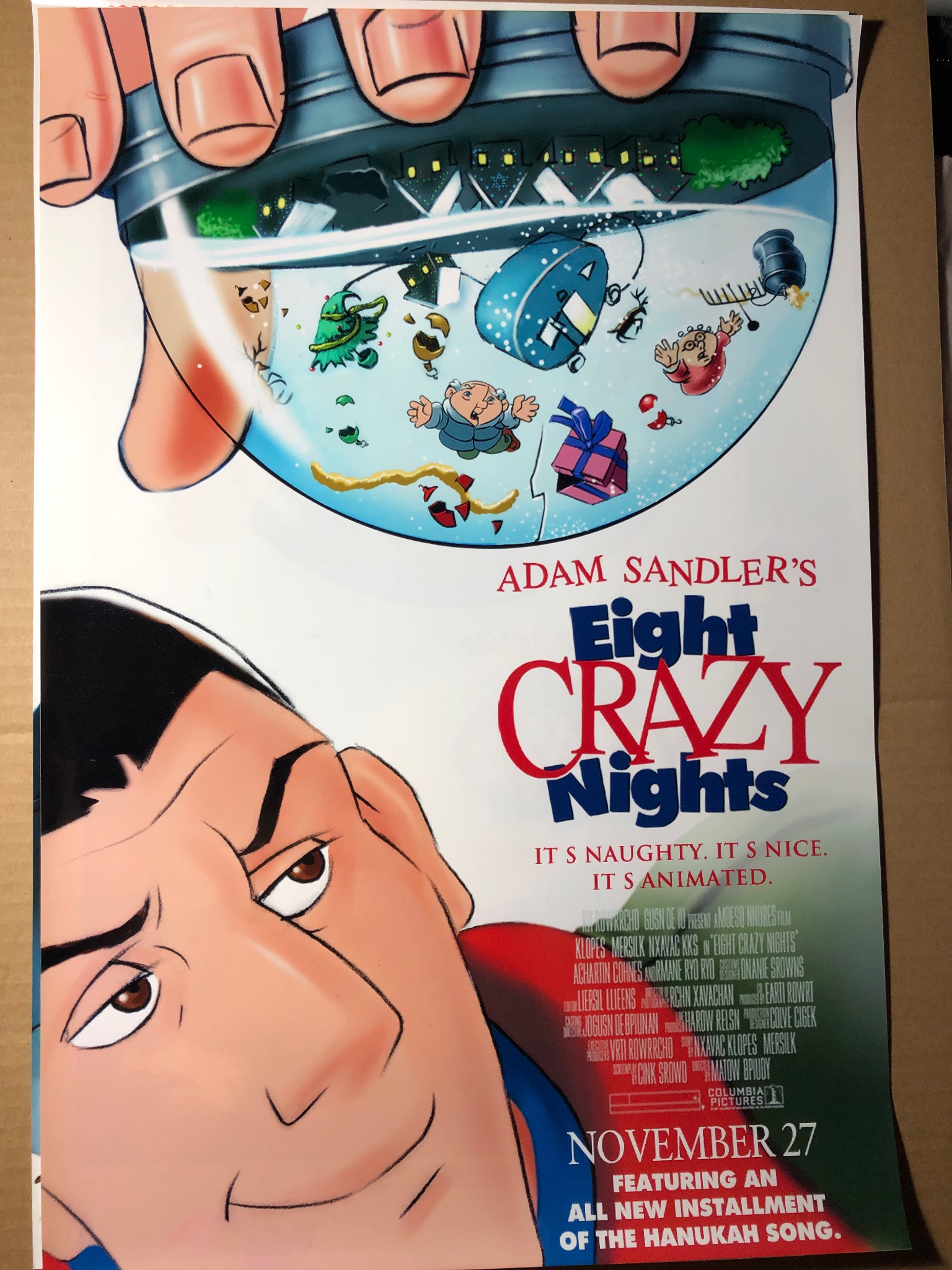 Eight Crazy Nights Poster