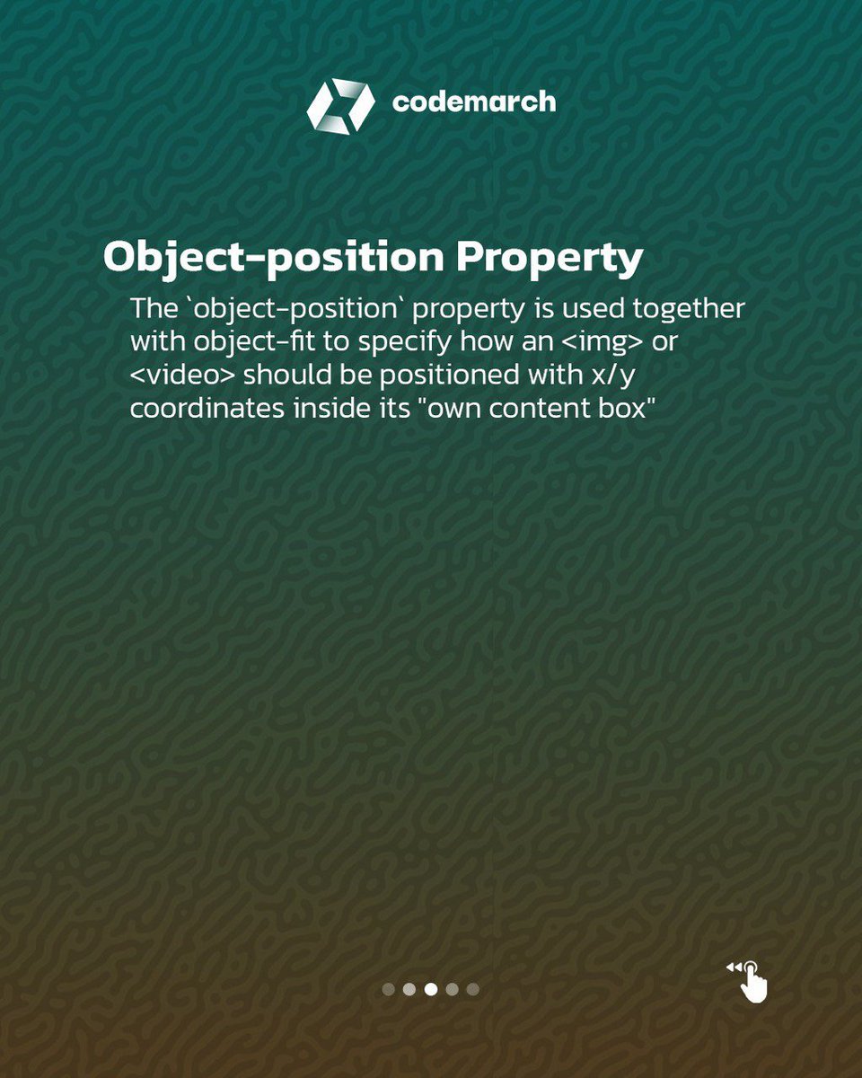 Object-fit Property in CSS: - المسلسل من codemarch @codemarch - رتبها