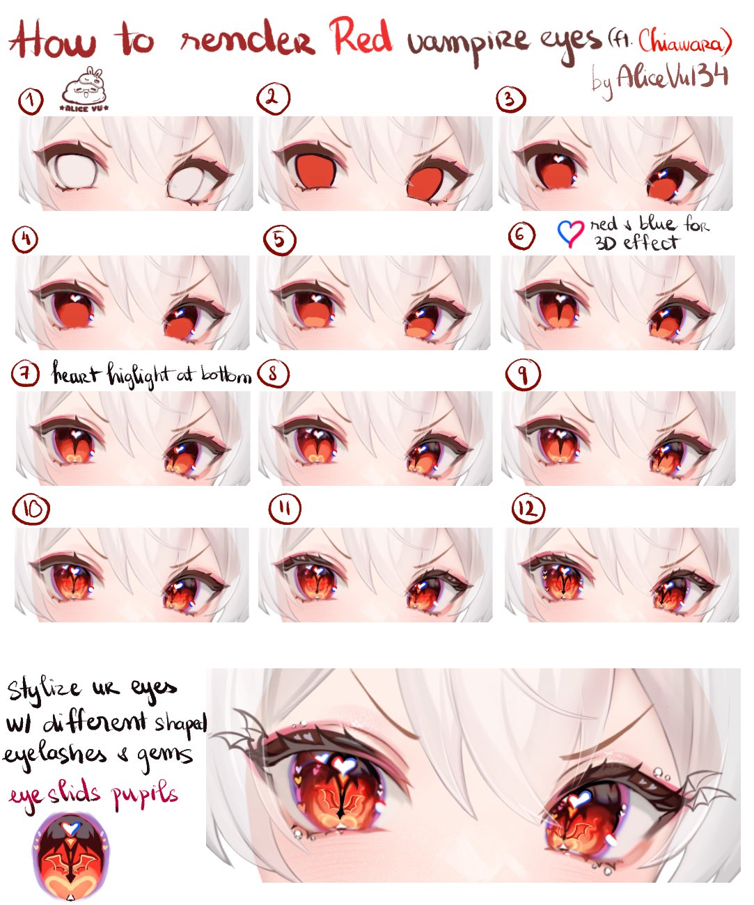 Anime Vampire Eyes Drawings