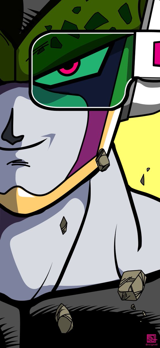 「Scouter Lock Screen 066"Cell"#SLS 」|NICOのイラスト