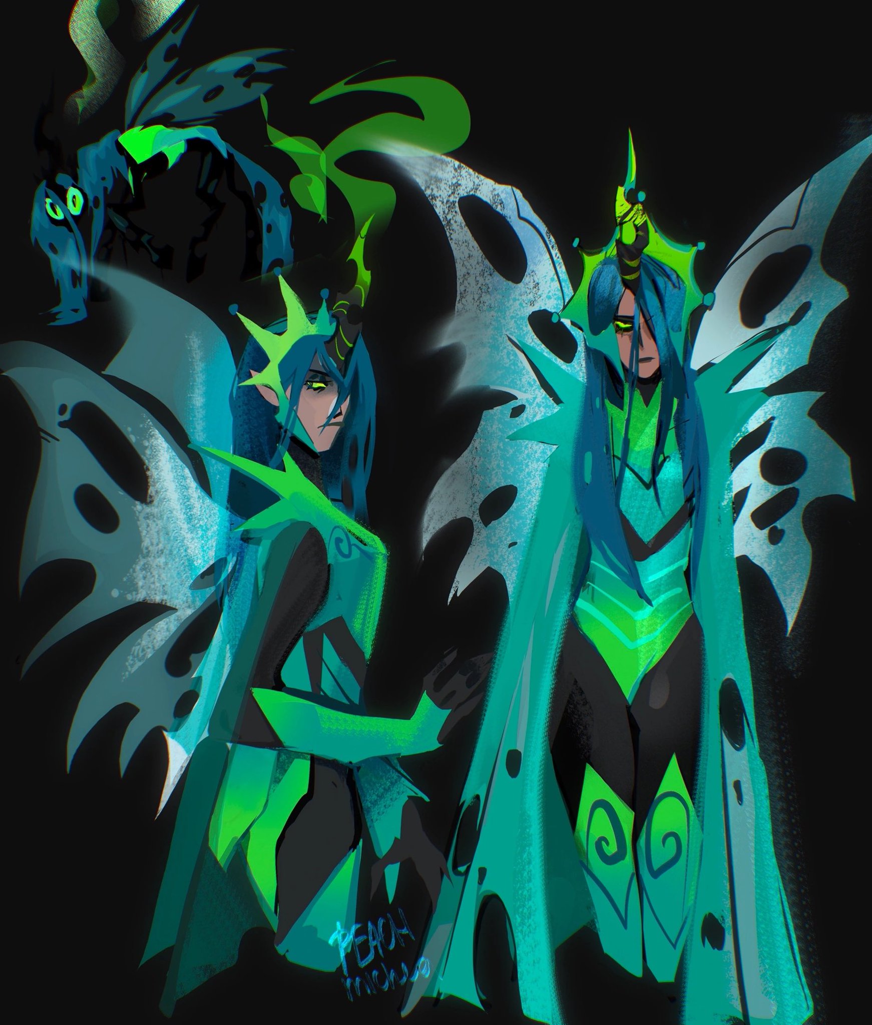 Queen Chrysalis Human Queen Chrysalis Art Board Prints For Sale